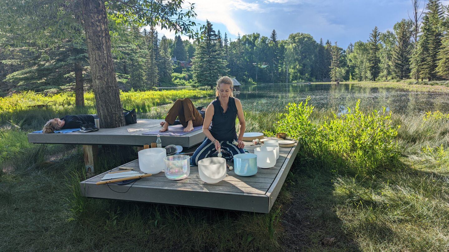 Sound Bath & Forest Bathing at Hallam Lake - ACES